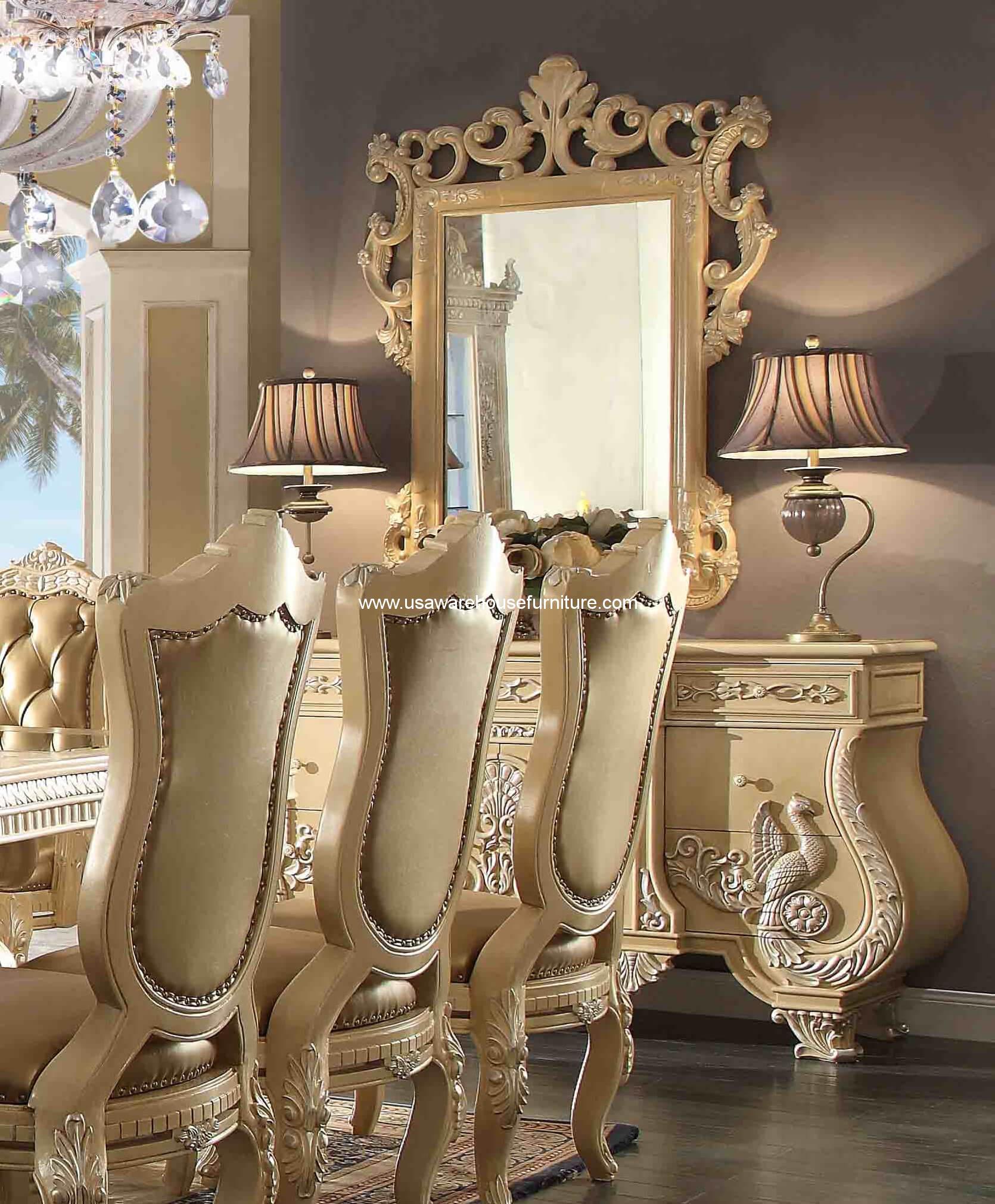 Victorian Palace Buffet Cabinet HD-7266 - USA Warehouse Furniture