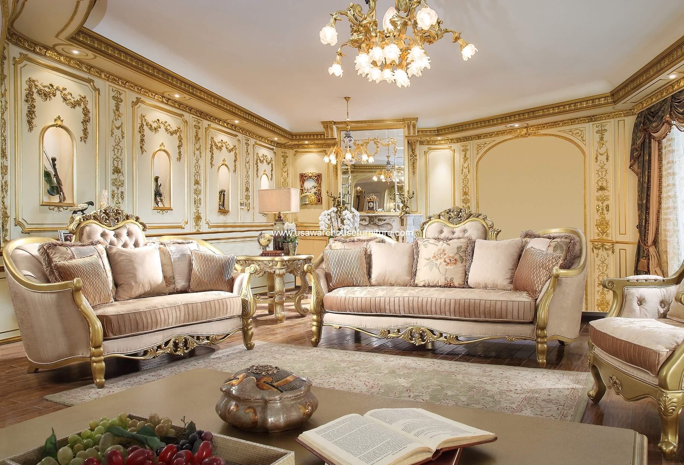 Formal Luxury Living Room Sets | Cabinets Matttroy