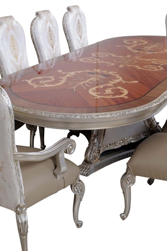 9 Piece Bellagio Luxury Extendable Dining Set - USA Warehouse Furniture